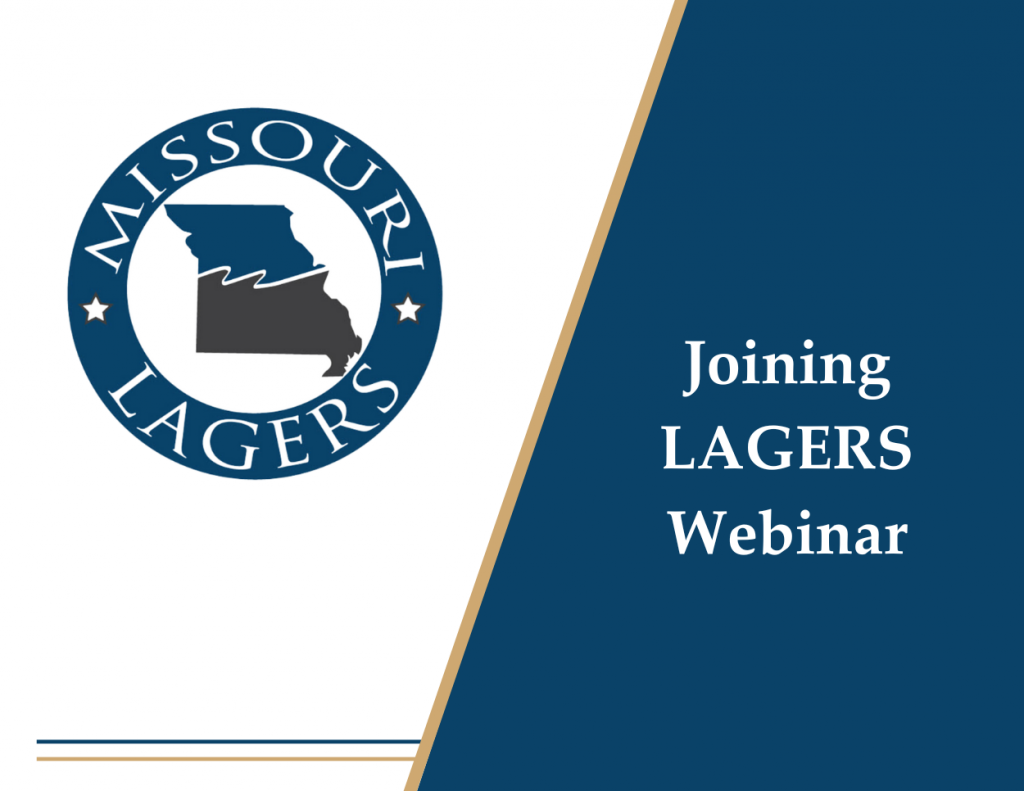 Events from September 19 – May 15 – Missouri LAGERS