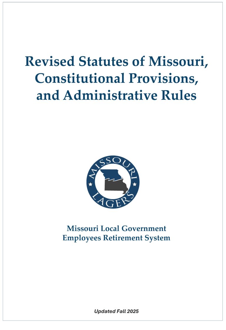 Publications – Missouri LAGERS
